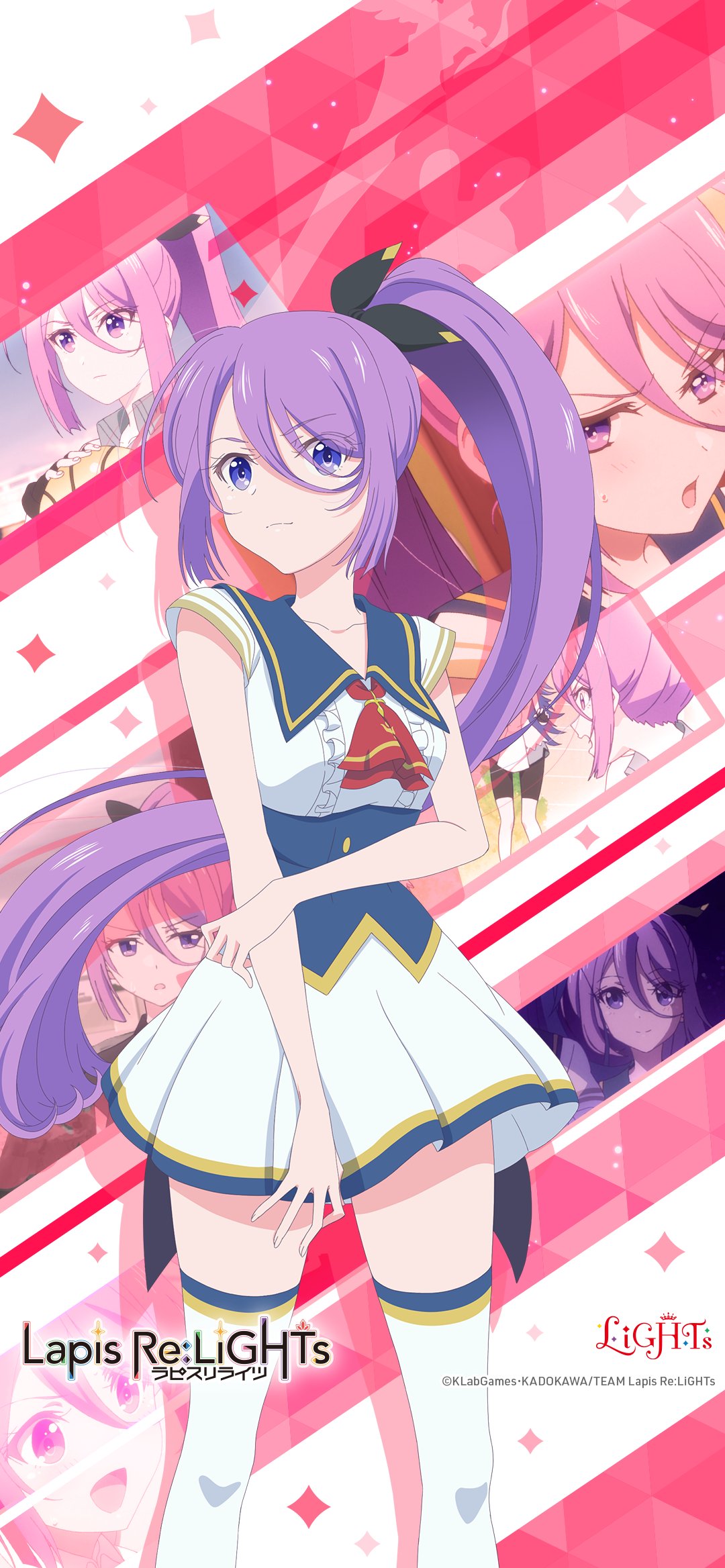 lapis re:lights ashley (lapis re:lights) seifuku thighhighs | #687541 | yande.re